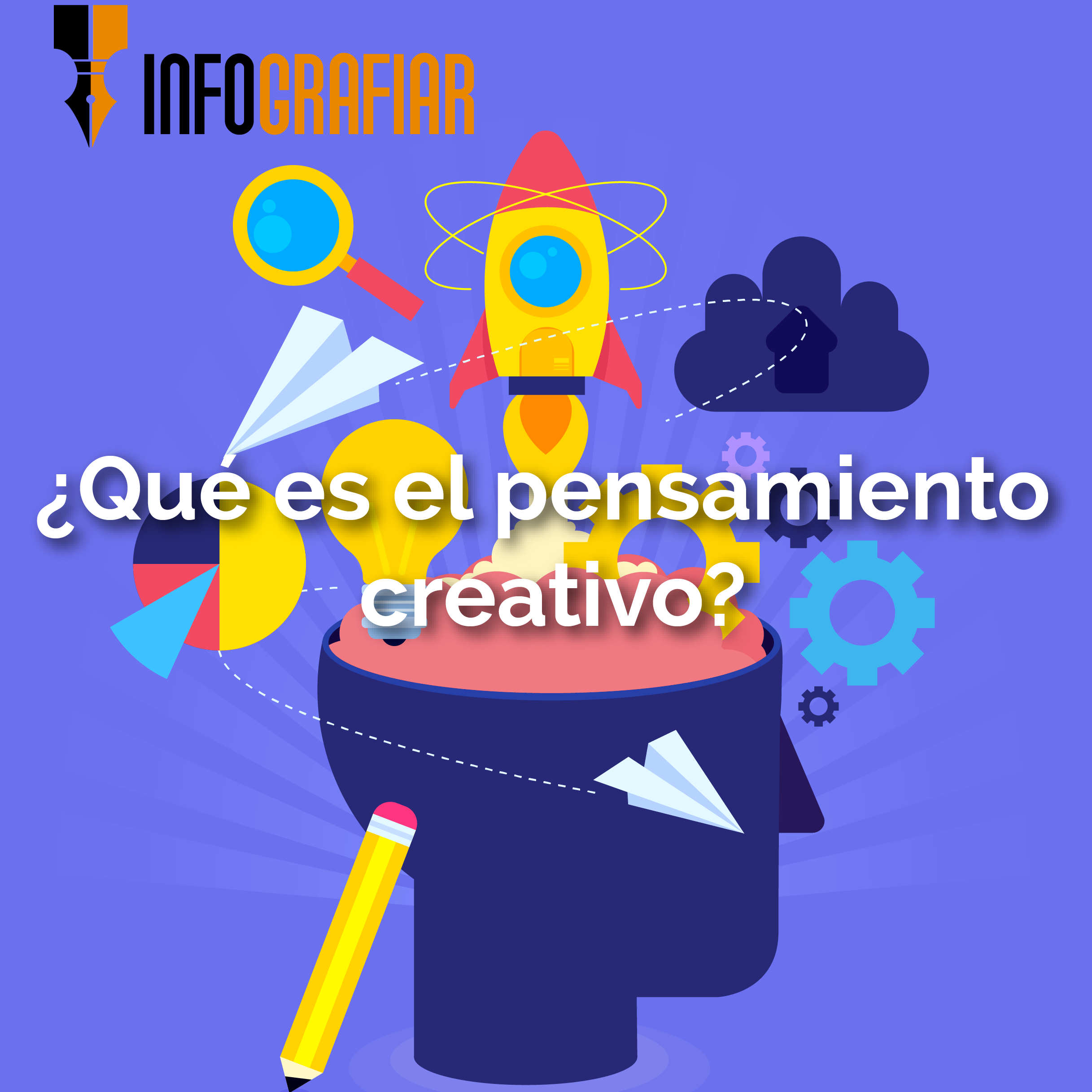 ¿Qué es el pensamiento creativo? - INFOGRAFIAR